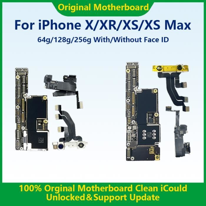 XSM 256g avec Face ID-Carte mère originale pour iPhone, entièrement ...