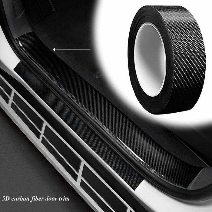 5D Carbone Film Fibre De Carbone Autocollant Adhésif Vinyle Voiture ...