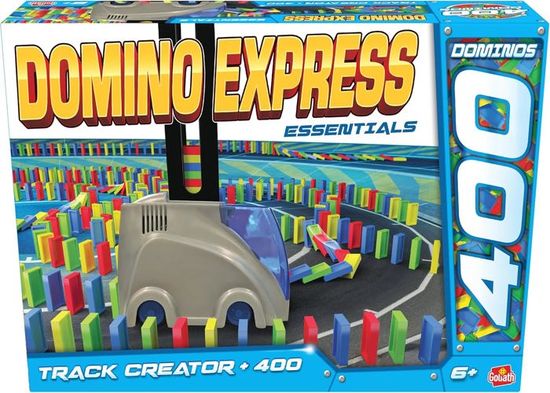 DOMINO EXPRESS - Track Creator + 400 Dominos - Jeu de Construction pour 1 Joueur et +- Effets ...