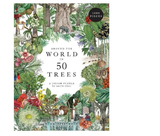 AROUND THE WORLD IN 50 TREES - Puzzle 1000 Pièces Avec Poster 48 ...