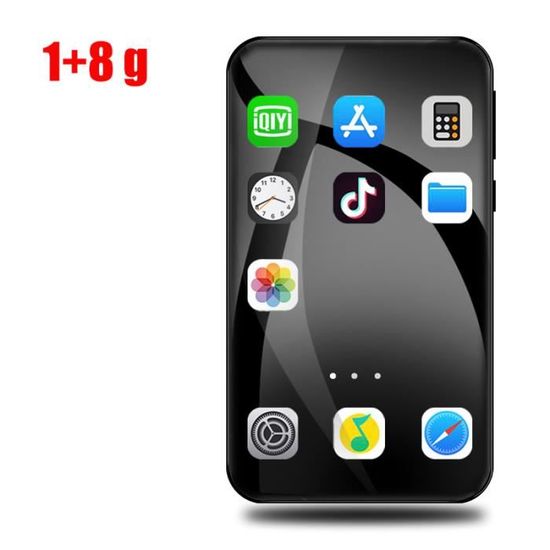 8g-Baladeur MP3 à écran tactile complet, lecteur MP4, WiFi, Android 6.0, Bluetooth, overd ...