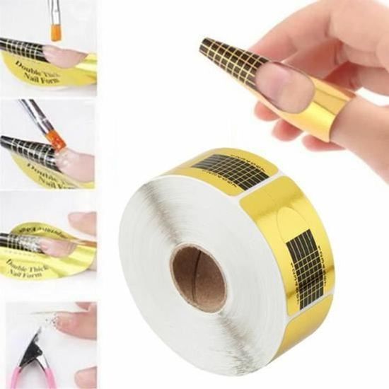 500Pcs chablon ongles Nail art ongles manucure pose d'ongles ...