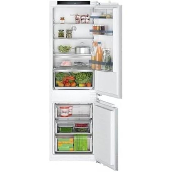 Réfrigérateur-congélateur encastrable Bosch Serie 4 KIN86VFE0 260 L E ...