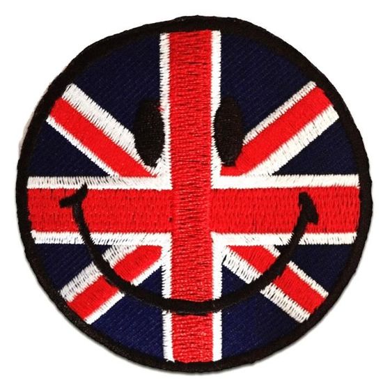 Smiley United Kingdom UK - Ecusson thermocollant patches appliques ...