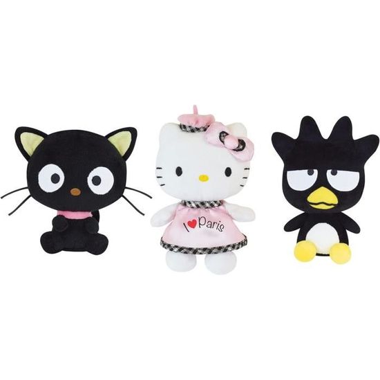Lot de 3 peluches Jemini Hello Kitty Et Ses Amis Chocolat Badzt-Maru ...