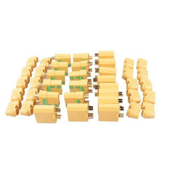 10 Pairs XT90S XT90-S XT90 Connectors Anti-Spark Male Female Connector for RC Quadcopter ...