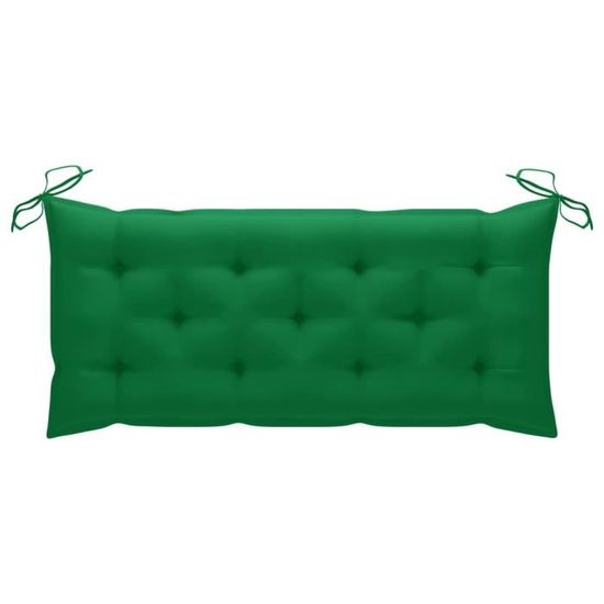 YID Banc de jardin pliable avec coussin 118 cm Bambou ...