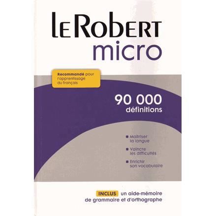 Le Robert Micro - Cdiscount Librairie
