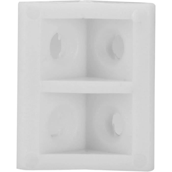 Équerre D'Angle Fixation, Lot De 50 Équerres D'Angle Droit En Plastique ...