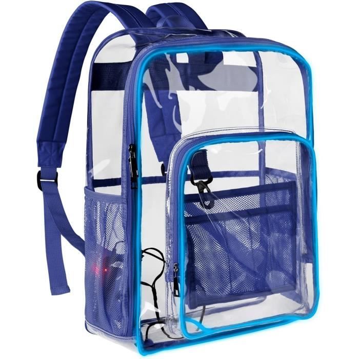 Zuoyou Sac À Dos Transparent, Sac Transparent En Pvc Lumineux À 3 Modes ...