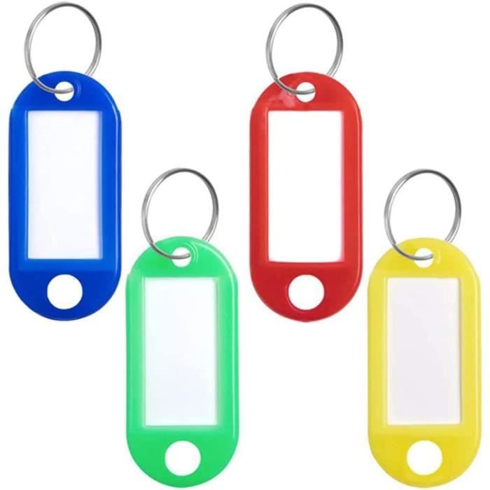 Etiquettes Cles, Lot de 100 etiquettes de Porte-cles, Ideal pour ...