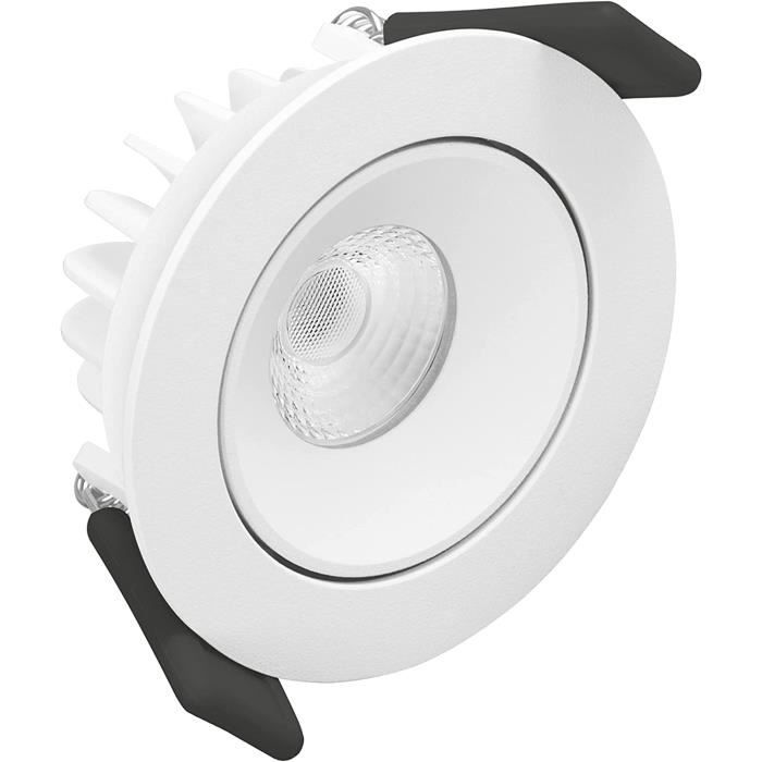 Spot LED Lampe pour utilisation en intérieur Blanc chaud 80 mm x 36 mm ...