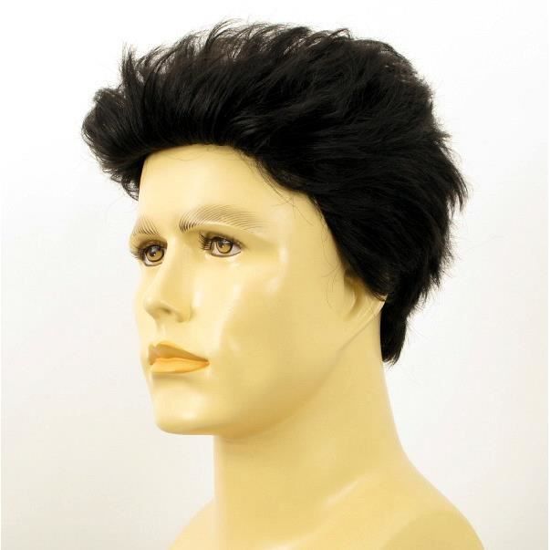 Perruque homme noir cheveux naturels ALBERT 1b - Cdiscount Au quotidien