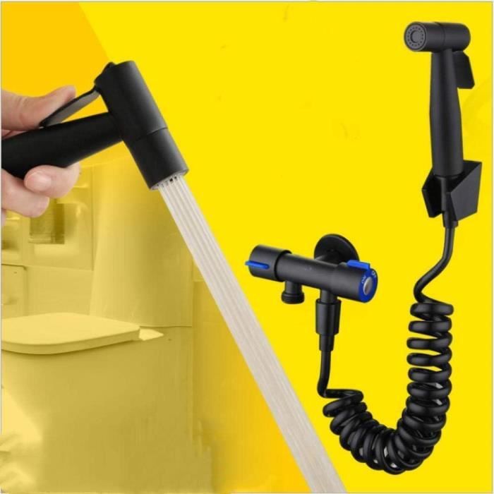 Thermostatique Chrome Bidet Douche Set -304 Acier Inoxydable Black ...