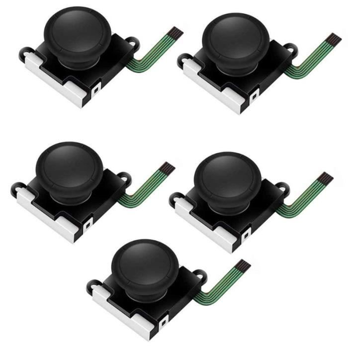 5pcs Joystick Analogique 3D Remplacement Thumb Stick Game Controller ...