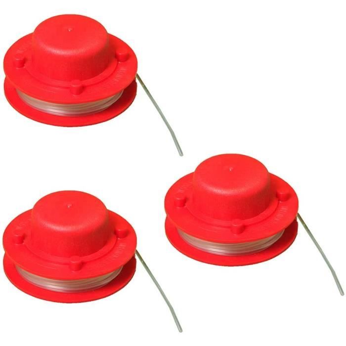 IKRA 13001552-3 A Set de 3 pièces bobines pour coupe-bordures avec 6 mètres de fil, 1,4 mm[172 ...