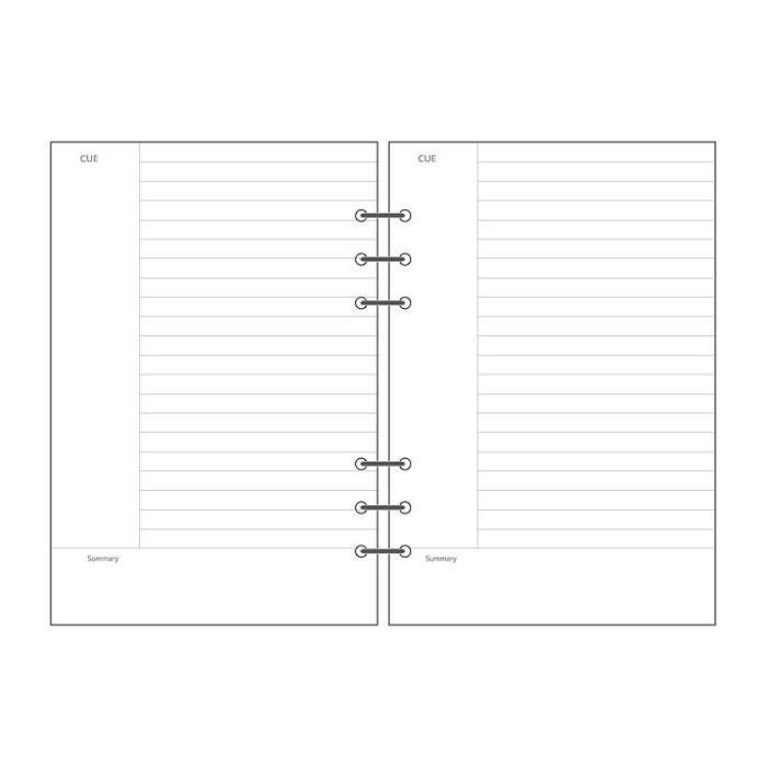 A5 total 90 feuilles - Cornell - Carnet de notes à feuilles mobiles ...