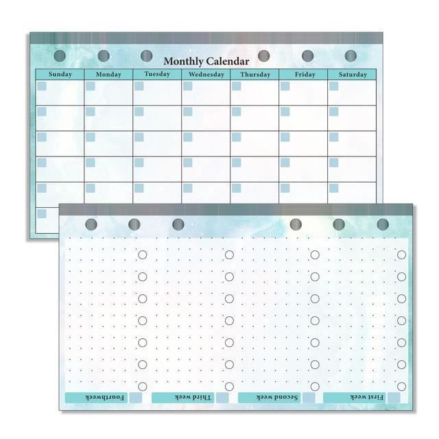 Plan mensuel 14pcs - Classeur de planificateur de Budget, enveloppes ...