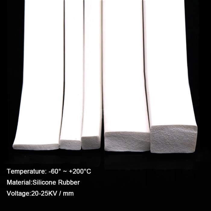 5 Meter - 3x30 mm - Joint D'étanchéité En Caoutchouc Mousse Blanc ...