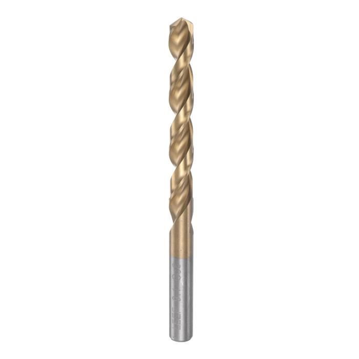 Foret Hélicoïdal Bit 9,1 Mm Titane Revêtu (Hss-E) M42 Haute Vitesse ...