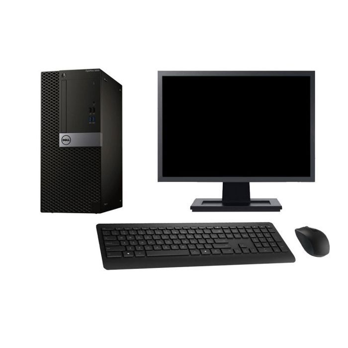 PC Tour Dell 5050 Ecran 22" Intel G4400 RAM 8Go SSD 120Go HDMI Windows ...