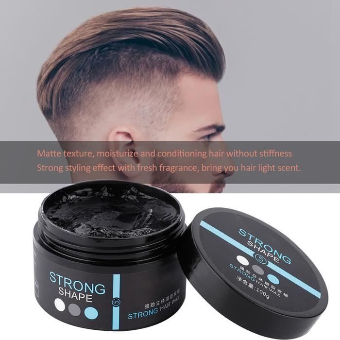 Drfeify Cire capillaire Matte Forming Cream Hair Wax, Men's Hair Wax ...