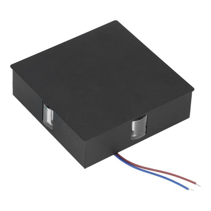 Applique murale à LED - EJ.LIFE - Modèle Croix Carrée - 12W - Blanc ...