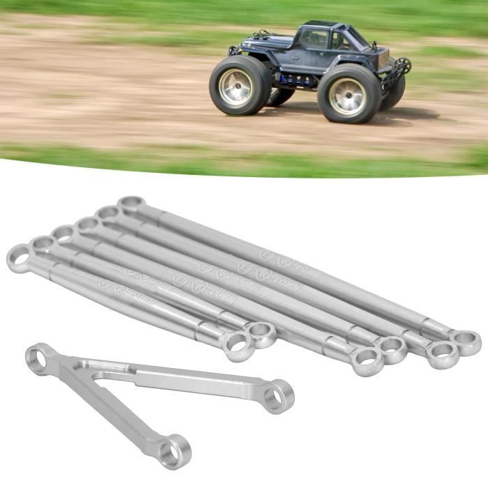 Ensemble De Tiges De Liaison De Voiture Rc En Alliage D'Aluminium Kit De Tige De Traction De ...