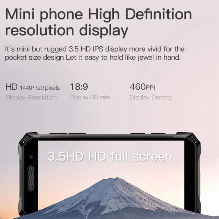 LAN Mini Smartphone Robuste S10Max Mini Téléphone Portable Robuste Pour ...