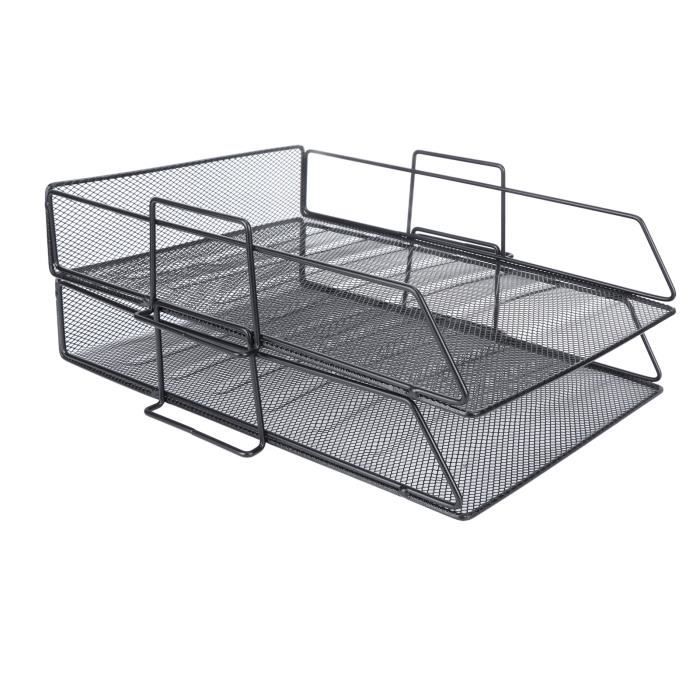 Fdit plateau de bureau empilable à 2 niveaux 2 pièces 2 niveaux ...