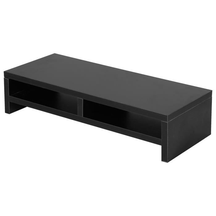 ♛Moniteur de bureau à 2 niveaux étagère socle TV LCD ordinateur ...