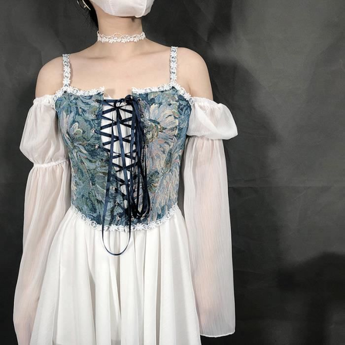 Chemise Lolita - Mode - Femme - Corset - Body Shaper - Bustier d ...