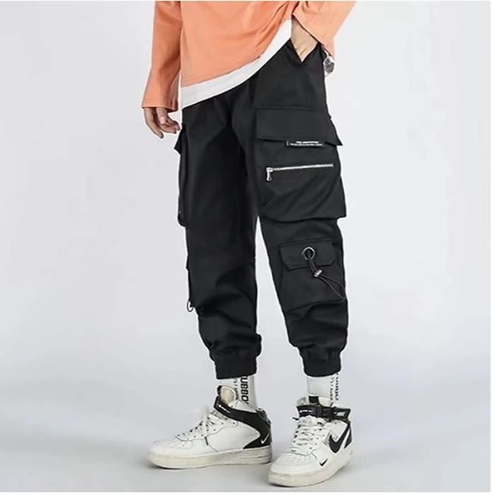 Hommes Streetwear Cargo Pants Harajuku Hip Hop Running Jogging Pantalon ...