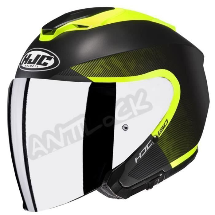 HJC JET i30 DEXTA AVEC VISIÈRE MIROIR IRIDIUM - Cdiscount Auto