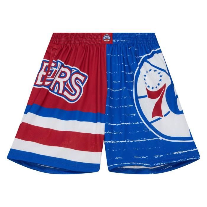 Short de basket M&N Philadelphia 76ers JUMBOTRON 3.0 - Blanc - Homme ...