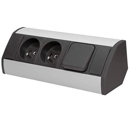 Multiprise électrique d'angle ORNO GM-9002-W-G avec disjoncteur pour ...