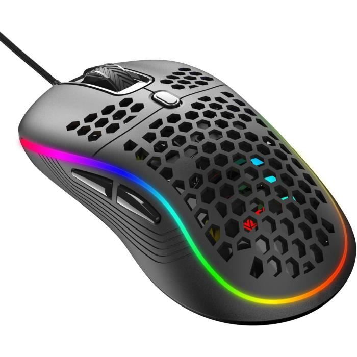 Souris Gamer, Souris Gaming Pc Avec Effets D'Éclairage Rgb - 7200 Dpi ...