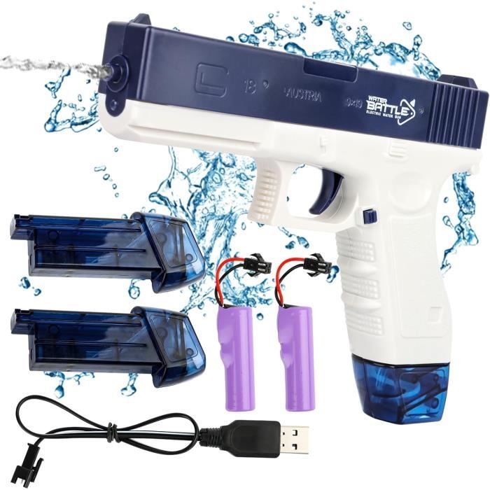Pistolet a Eau électrique, Puissant Pistolet à Eau,Pistolets à Eau Automatiques, Pistolet à Eau ...