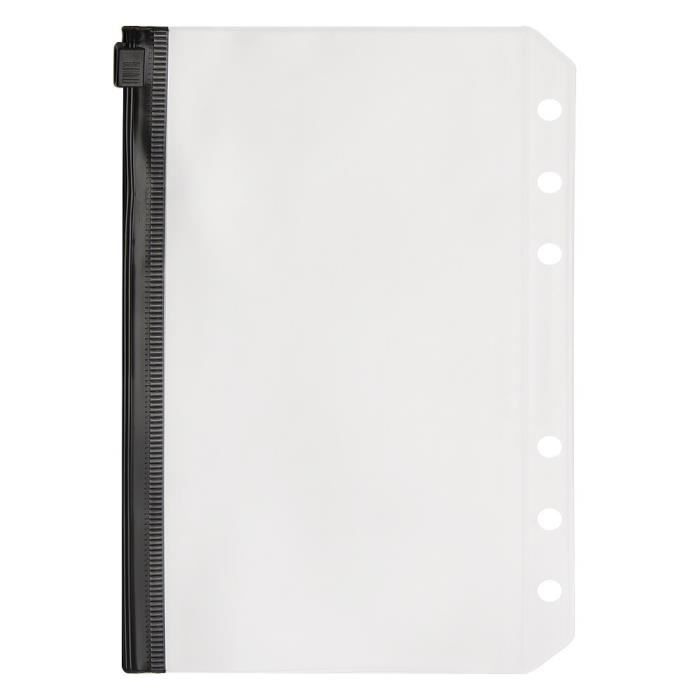 POCHETTE PLASTIQUE,Black-A5--Classeur de pochettes A6-A5, pochette ...