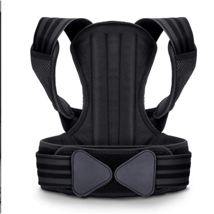 Redresse dos correcteur de posture,orthèse réglable pour le haut du dos ...