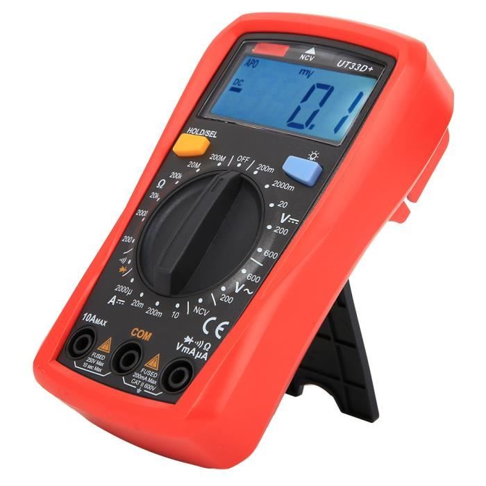 VBESTLIFE Multimètre digital Multimètre numérique UT33D +, testeur ...