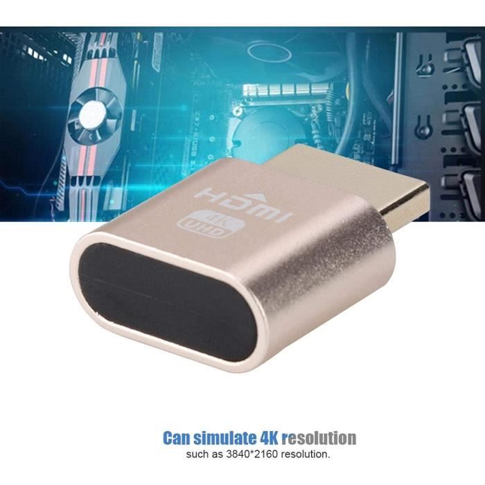 Carte Graphique - Limics24 - Virtuel La 1080P Spoof Hdmi Fake Load Vga ...