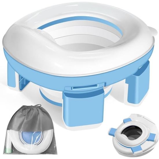 Siège Toilette Pliable Pot Bebe, 3-In-1 Reducteur Wc Enfant, Réducteurs ...