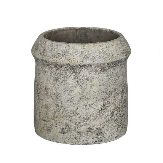 PTMD Pot de fleurs Nimma - 30x30x30 cm - Ciment - Gris - Cdiscount Jardin