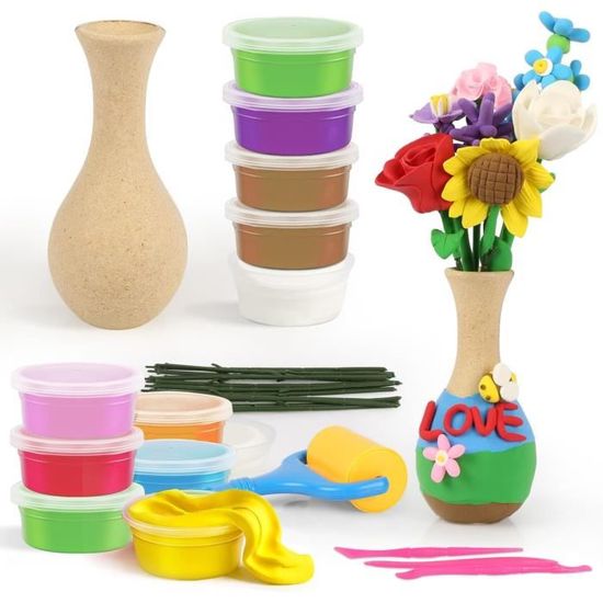 Pate A Modeler Diy De Vases, Pate A Modeler Accessoire, Argile ...
