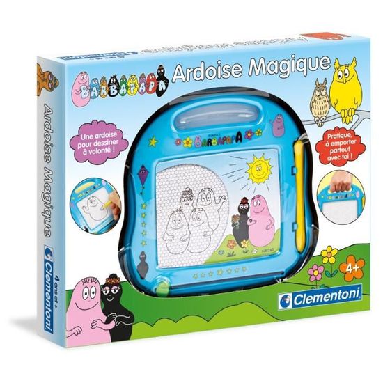 BARBAPAPA Ma petite Ardoise Magique Clementoni - Cdiscount Jeux - Jouets