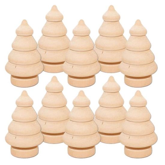 10x Naturelle Non Finie Peg En Bois Poupée Corps Forme Bricolage ...