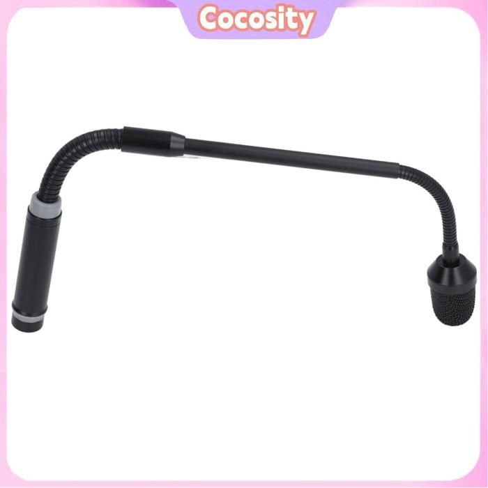 Micro DJ, Microphone Professionnel à Col de Cygne Dynamique XLR pour ...