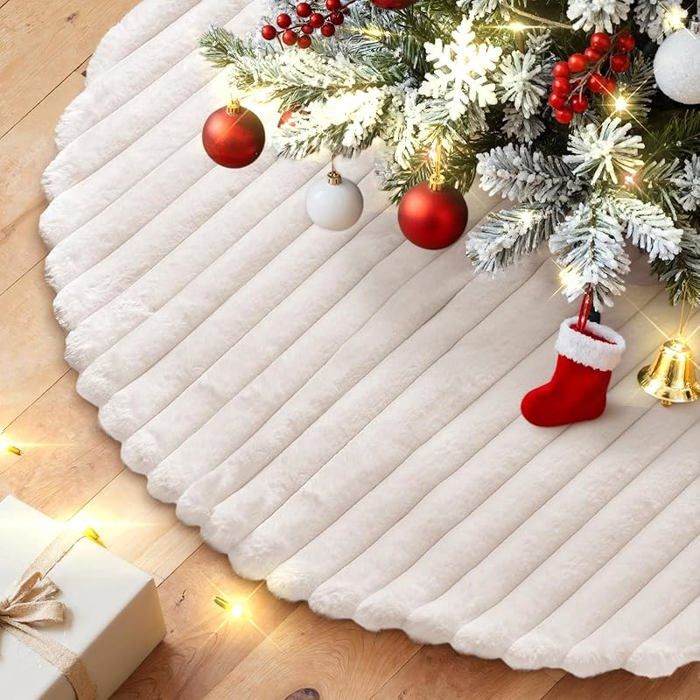 Lanpn Christmas Tree Skirt 40cm Christmas Tree Mat Small Christmas Tree ...