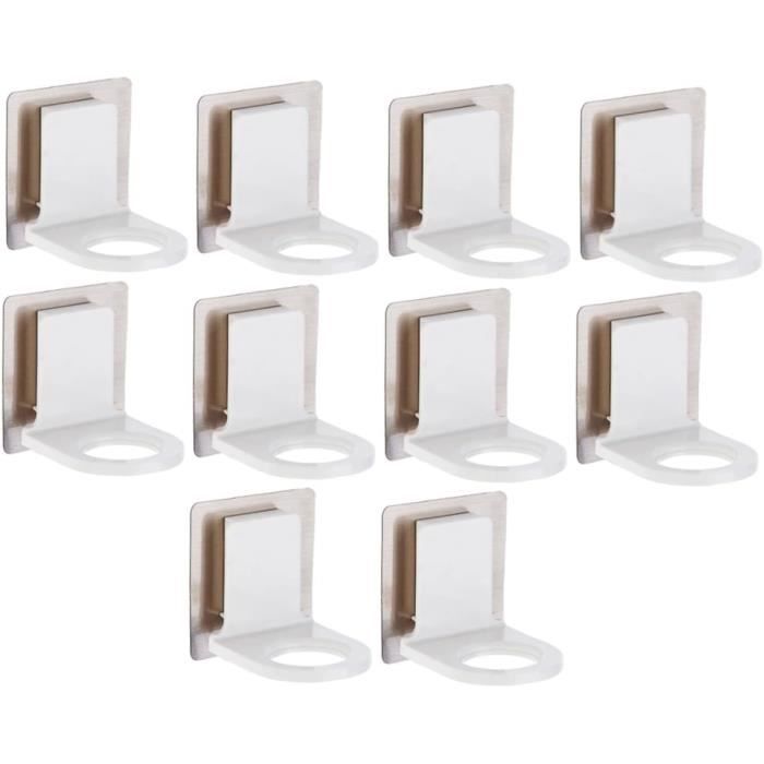 10 Pièces Support De Gel Douche Mural Étagère De Douche Pour Coin ...